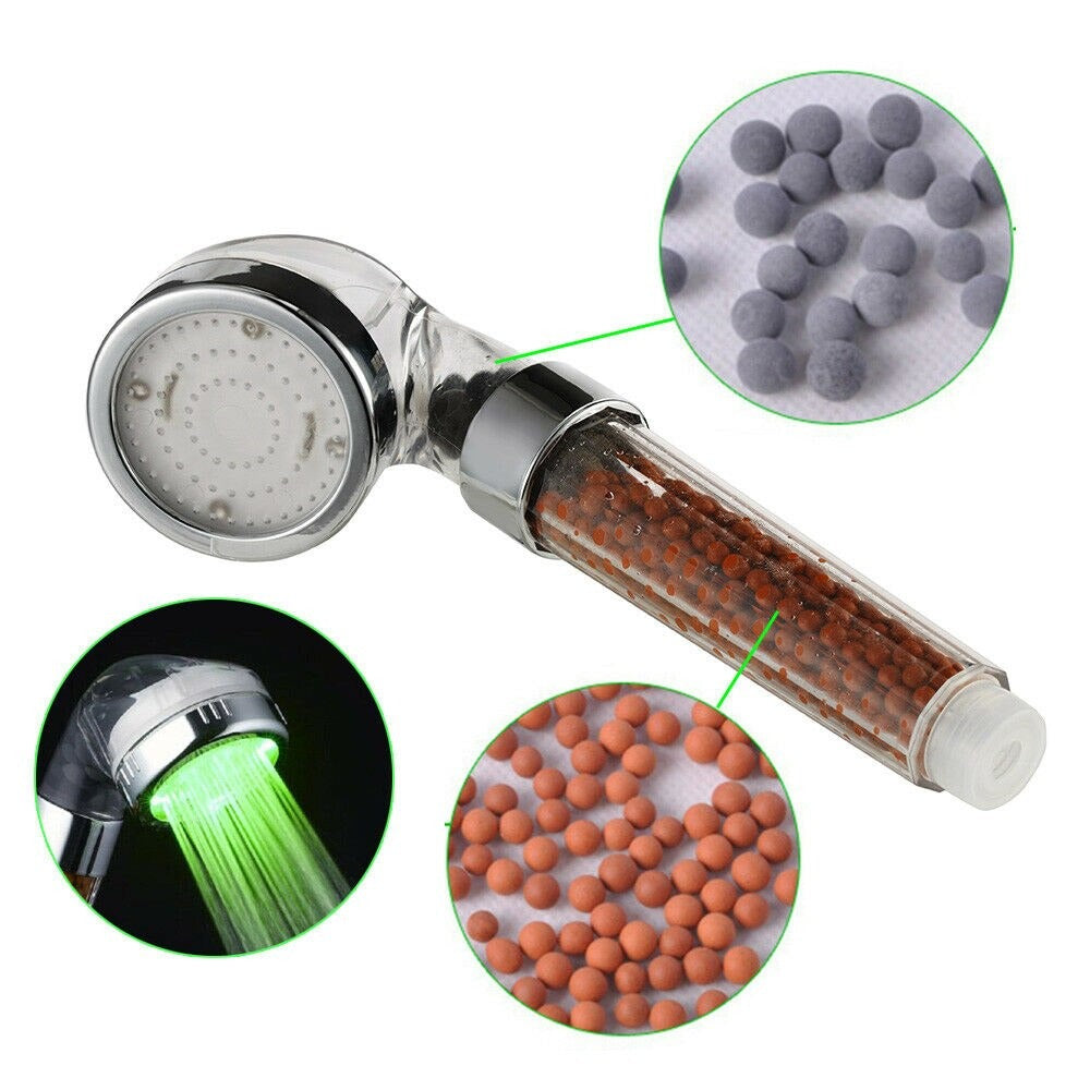 MineralStream™ LED Ionic Shower Head – Mineral Stream